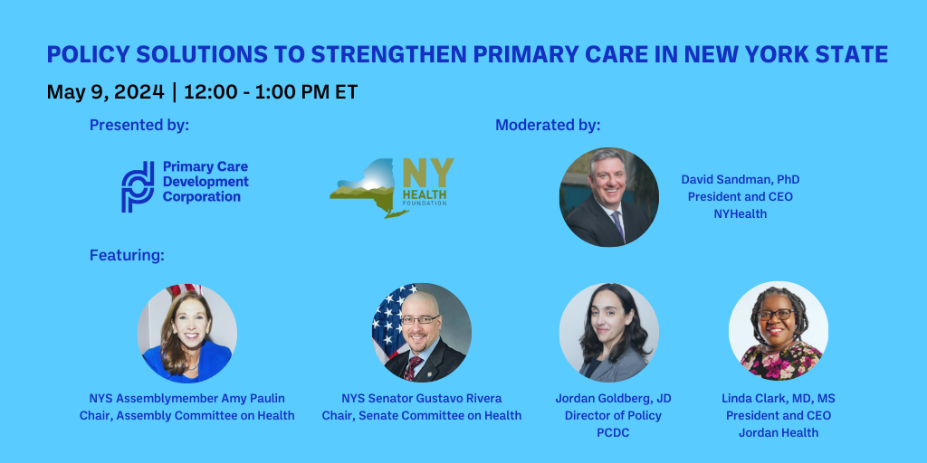 Policy Solutions to Strengthen Primary Care in New York State - Primary ...