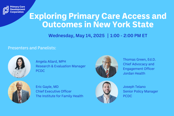 Exploring Primary Care Access and Outcomes in New York State - Primary ...
